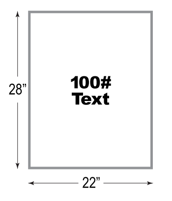 MP - 22 x 28 Poster - 100lb Matte Text 1S | print.mightyposters.com