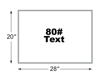 MP - 28 x 20 Poster - 80lb Matte Text 1S | print.mightyposters.com